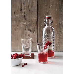 Bormioli Rocco Officina1825 Cooler Glass, Set of 4, 4 Count (Pack of 1), Clear