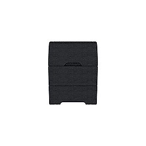 Duramax 71 Gallon Outdoor Furniture Organizer Storage Box Bench with Wheels and Side Handling Grip for Patio, Deck, and Garden, Brown