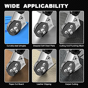 New electric drill metal cutter, sheet metal cutting drill attachment, sheet metal cutter, sheet metal cutter, for cutting iron plate, color steel tile, aluminum plate, copper plate and so on.