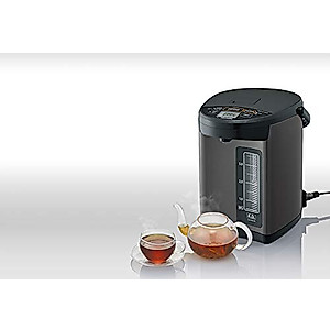 Zojirushi CD-NAC40BM Micom Water Boiler & Warmer, 4.0 Liter, Metallic Black