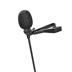 GALVANOX USB-C Microphone, Clip On Lavalier Omnidirectional Mic (Lightning)