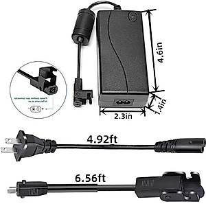 Power Recliner Power Supply, 2-Pin 29V 2A Adapter AC/DC Switching Power Supply Universal Adapter with Extension Cord, Compatible with Car Lift Chairs or Electric Massage Recliners