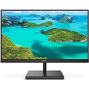 PHILIPS 27 Inch 2021 Computer Monitors Frameless Monitor, 27" Full HD IPS, 124% sRGB, FreeSync 75Hz, VESA, 4ms Response Time, VGA, HDMI, Black w/ 4K HDMI (1-Pack)