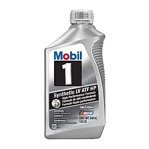 Mobil 1 Full Synthetic LV Automatic Transmission Fluid HP, 6-Pack of 1 quarts