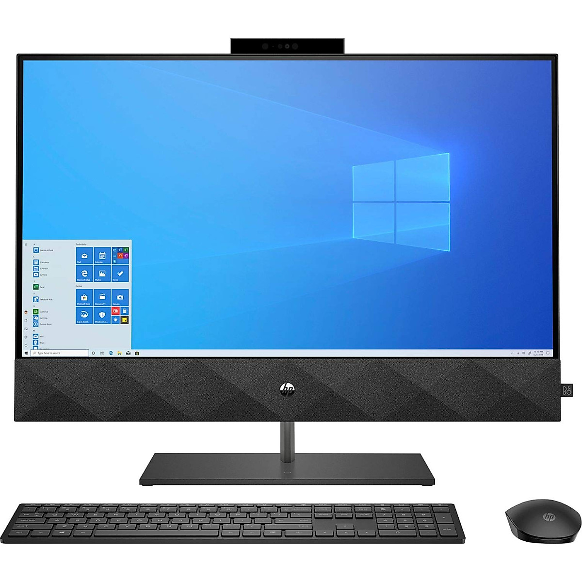 HP Pavilion 27 Touch Desktop 1TB SSD 32GB RAM Extreme (Intel Core i9-10900 Processor w Turbo Boost to 5.00GHz, 32 GB RAM, 1 TB SSD, 27-inch FHD Touchscreen, Win 11) PC Computer All-in-One Black