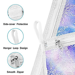 Winter Decorative Snowflakes Laundry Mesh Bag Delicates Lingerie Laundry Wash Bag Heavy Duty with Zipper Laundry Net Bags for Apartment Dorm Family Laundromat