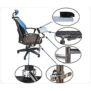Ergonomic Laptop Keyboard Mouse Chair Stand Mount Holder Installed to Chair