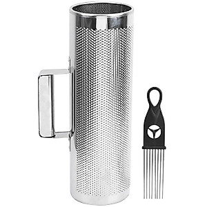 Guiro Shaker with Scraper 4x12in Type A Metal Guiro Shaker Percussion Instrument Music Teaching Aids