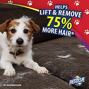 Resolve Pet Hair Eliminator Carpet Cleaner & Vacuum booster, 18 Oz