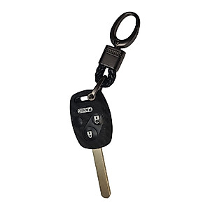 Silicone Remote Key Cover Carbon Fiber Style 3 Buttons with Keychain For Honda Vehicles