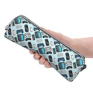 Hozojuw Gaming Pencil Case, Large Capacity Gamer Pencil Pouch With Zipper, Durable Pen Pencil Box, Stationery Desk Organizer Bags For Teens Boys Girls Women Office (Gaming)