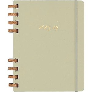 Moleskine 2024 Spiral Academic Planner, 12M, Extra Large, Crush Kiwi, Hard Cover (7.5 x 10)