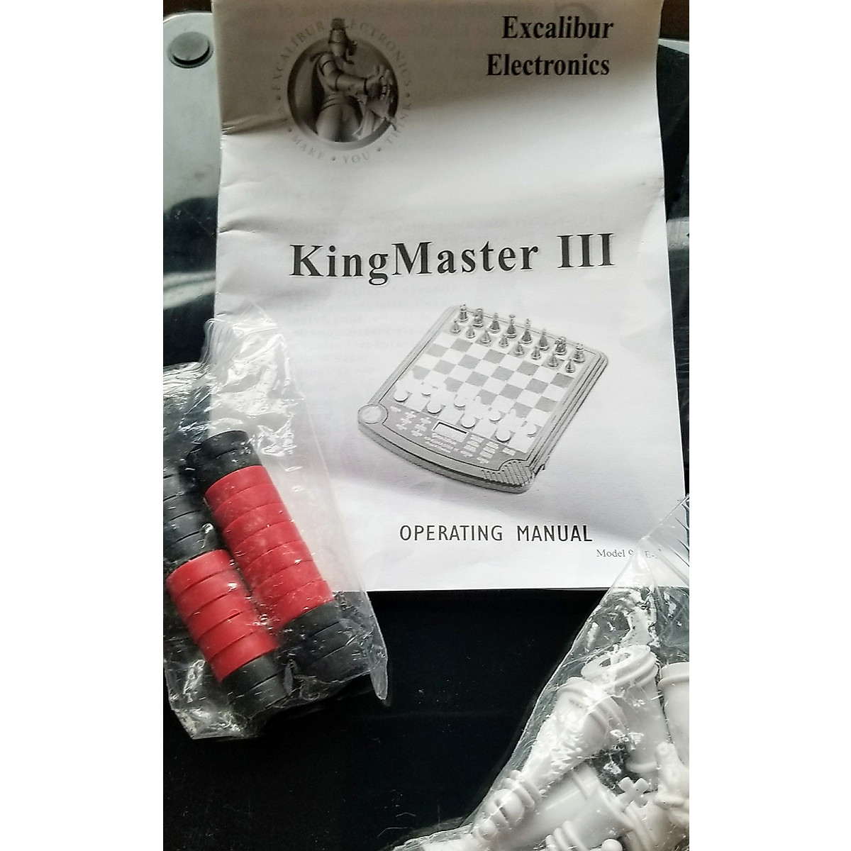 Excalibur 911E-3 King Master III Electronic Chess & Checkers Game