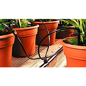 tusrai 0.5GPH 25pcs Greenhouse Drip Irrigation System Bend Arrow Drip Stick 6" Long Angle Arrow Dripper