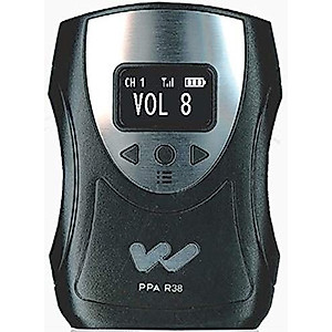 Williams AV FM 558-24 PRO D Large-Area Dual FM and Wi-Fi Assistive Listening Dante System; Includes: FM T55 D Transmitter, (24) PPA R38N Receivers, (24) EAR 022 Surround Earphones, (6) NKL 001 Neckloo