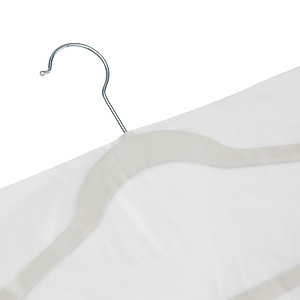 50 Pack Clear Plastic Garment Bags for Hanging Clothes, Dry Cleaner Bag Clothing Protector Covers (21 x 40 In), Normal