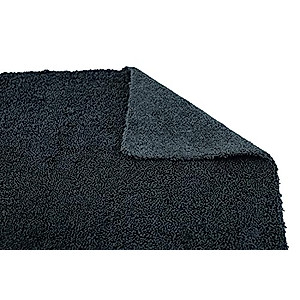 The Rag Company - Creature Edgeless Auto Detailing Towels (10-Pack) Professional 70/30 Blend, Dual-Pile Plush Microfiber, Buffing & Polishing, 420gsm, 16in x 16in, Black
