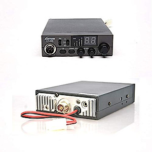 LUITON 40-Channel CB Radio LT-298 Compact Design with External Speaker Jack, Large Easy to Read LED Display Compatible with 12-24V Voltage