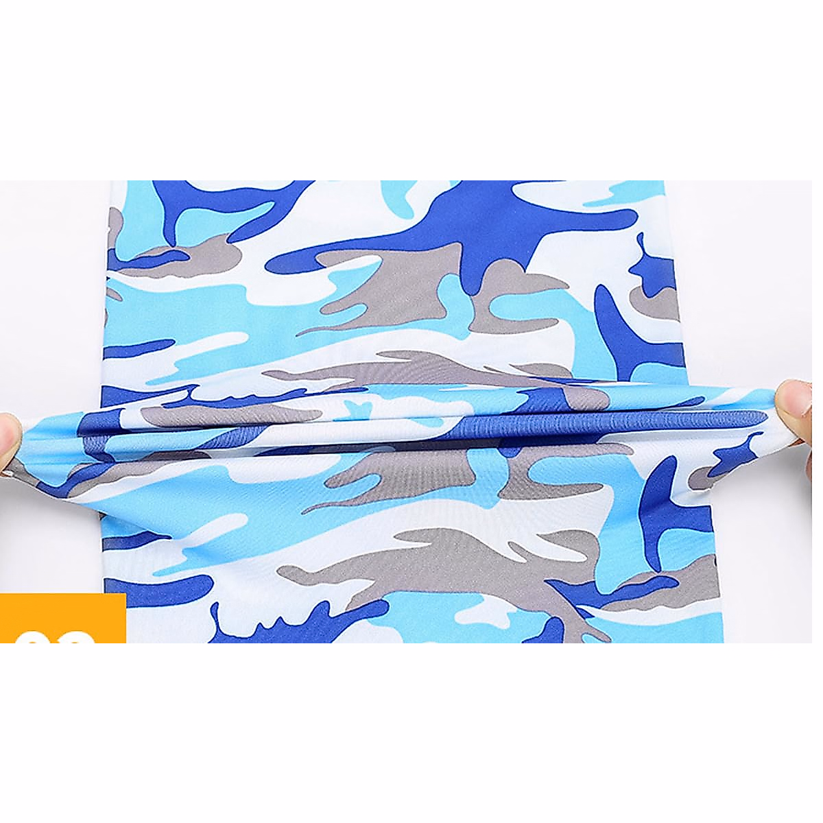 Sheliky 6Pcs Summer UV Protection Cooling Neck Gaiter Face Cover Scarf Outdoor Balaclava Bandana Headband for Men Women Fishing Cycling Running (Pack B)