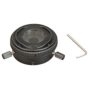 OMAX Microscope Kohler Illumination Attachment with Iris Field Diaphragm and Center Adjustment