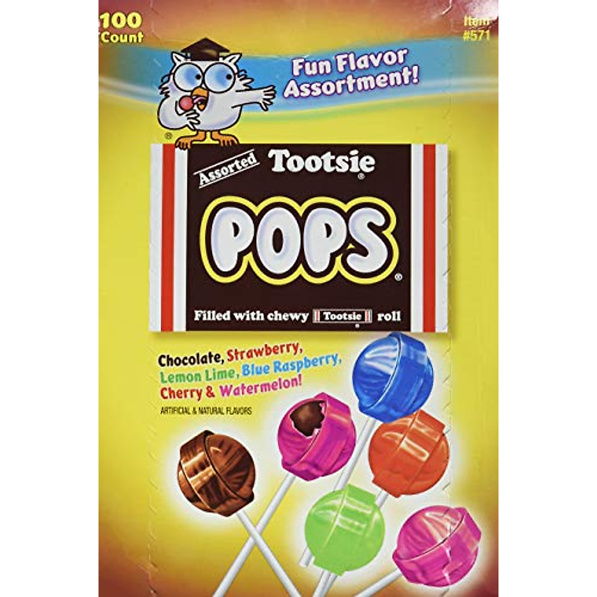 Tootsie Pops Fun Flavor Assortment 100 pops