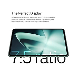 OnePlus Pad 11.61" LCD Display, 8GB RAM,128GB Storage, MediaTek Dimensity 9000, Android 13.1, 144HZ Refresh Rate, Dolby Vision Atmos, Wi-Fi with Cellular Data Sharing Tablet