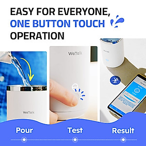 WaTalk Water Quality Tester Meter - Home Drinking Water Test Kit | Tap, Well Water Test Kit | Digital Water Tester Meter (0-3 NTU)