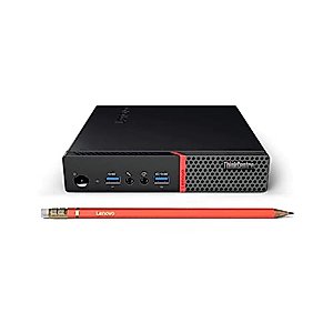 Lenovo ThinkCentre M900 Tiny Desktop, Quad Core Intel Core i5-6500T, 2.5GHz up to 3.1GHz, 8GB DDR4 RAM, 256GB SSD, AC-600 WiFi, HDMI, DVI, DisplayPort, Windows 10 Pro 64-bit (Renewed)