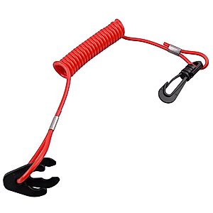 Floating Safety Lanyard Boat Kill Switch Key Stop Switch Tether Cord