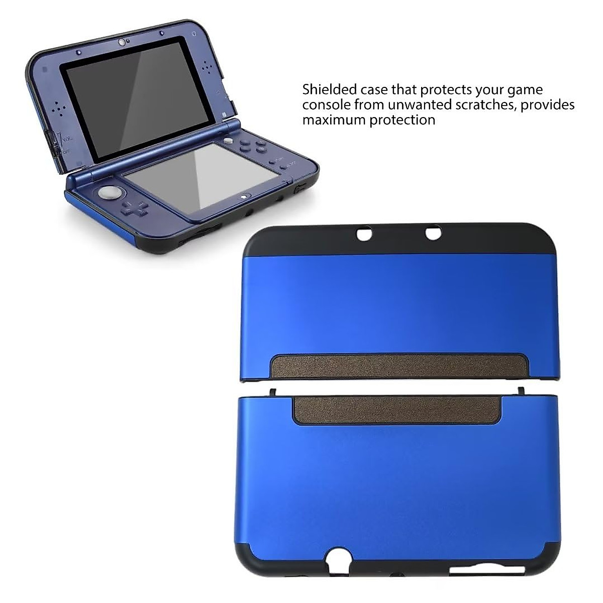 Blue Shockproof Dustproof Protector Case Cover Hard Shell Skin for New Nintendo 3DS XL 2015 Version