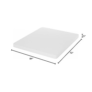 Furinno Tidur Cooling Gel Memory Foam Mattress, 5 Inch, California King