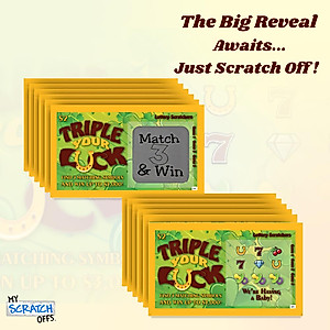 My Scratch Offs 5 Cards Adult Scratch Off Lotto Fake Triple Your Luck Lottery Tickets for Pregnancy Announcement