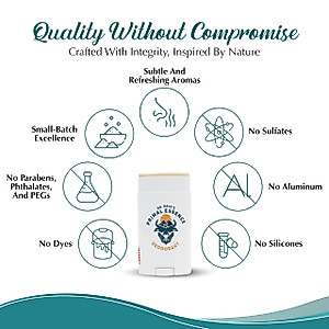 Dr. Dave's Primal Essence Extra Strength Tallow Deodorant - Aluminum-Free - Baking Soda, Beeswax, Coconut Oil and Mango Butter - Vanilla and Sandalwood