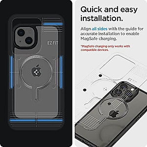 Spigen O-Mag Ring Magnetic Phone Holder Grip Designed for MagSafe Bundle with OneTap Ring Adapter for Mag Safe-Compatibility with EZ-Fit Kit