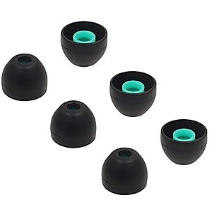 ALXCD Eartips for Sony in-Ear WF-1000XM3 Headphone, Medium Size 3 Pairs Silicone Replacement Ear Tips Cushion, Fit for SONY MDR-XB50AP MDR-XB70AP XBA H700 WF-1000XM3, M, 3 Pairs