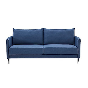 65.8" Modern Design Couch Soft Linen Upholstery Loveseat for Compact Living Space, Apartment, Dorm.