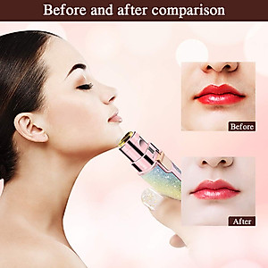 Women's Hair Removal Eyebrow Trimmer 2 in 1 Eyebrow Lips Body Facial Hair Removal Colorful