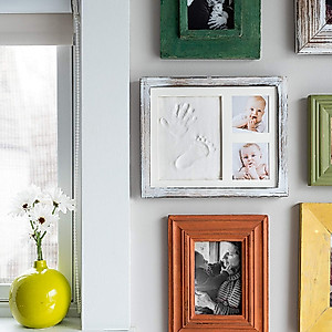 MAINEVENT Baby Footprint Kit and Handprint Kit, 3 Month Old Baby Must Have, New Baby Hand Foot Print Kit Baby Keepsake Gift Baby Feet Print Baby Frame Baby Hand Footprint Frame Baby Handprint Kit