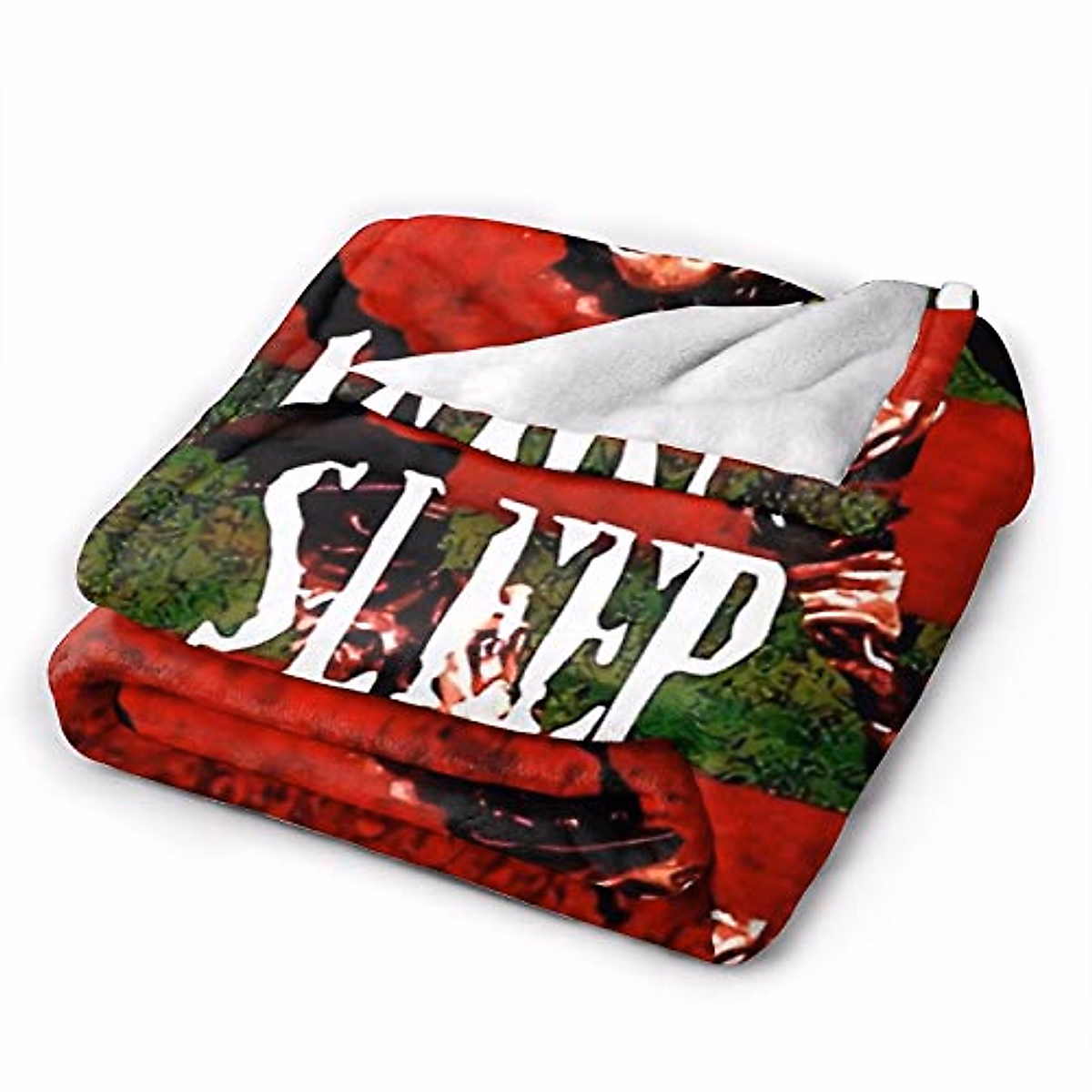 Needlove Ultra Soft Flannel Fleece Blanket Freddy Krueger Never Sleep Again Stylish Bedroom Living 60"x50" Room Sofa Warm Blanket for Adult