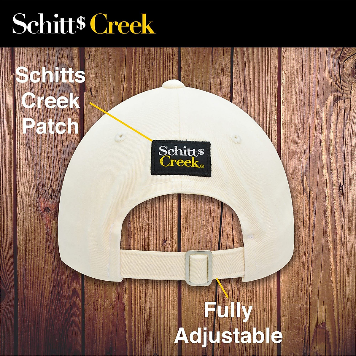 Schitt's Creek Ew, David Cotton Adjustable Dad Hat, Beige, One Size