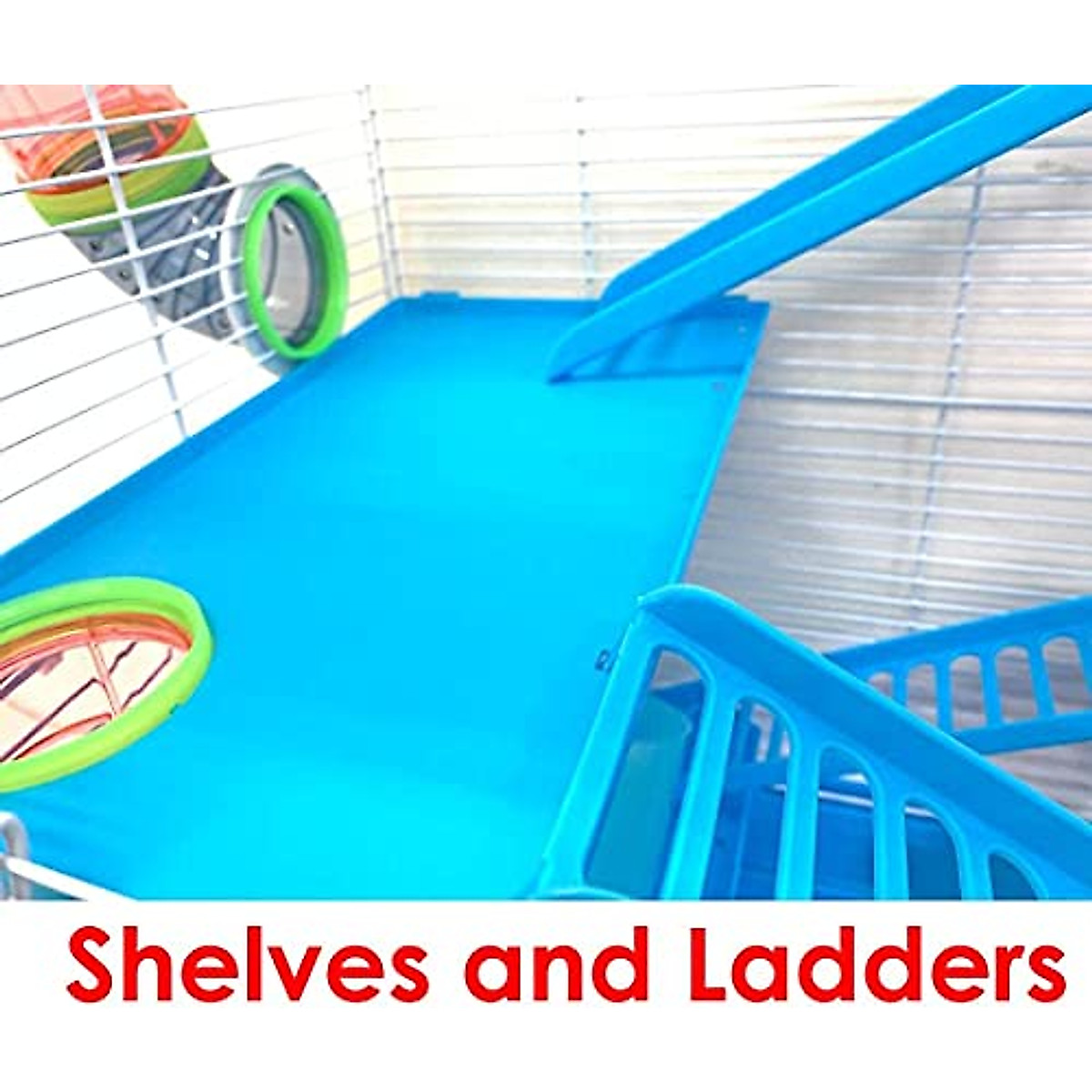 5 Floor Large Twin Towner Large Habitat Syrian Hamster Rodent Gerbil Mouse Mice Rat Wire Animal Cage