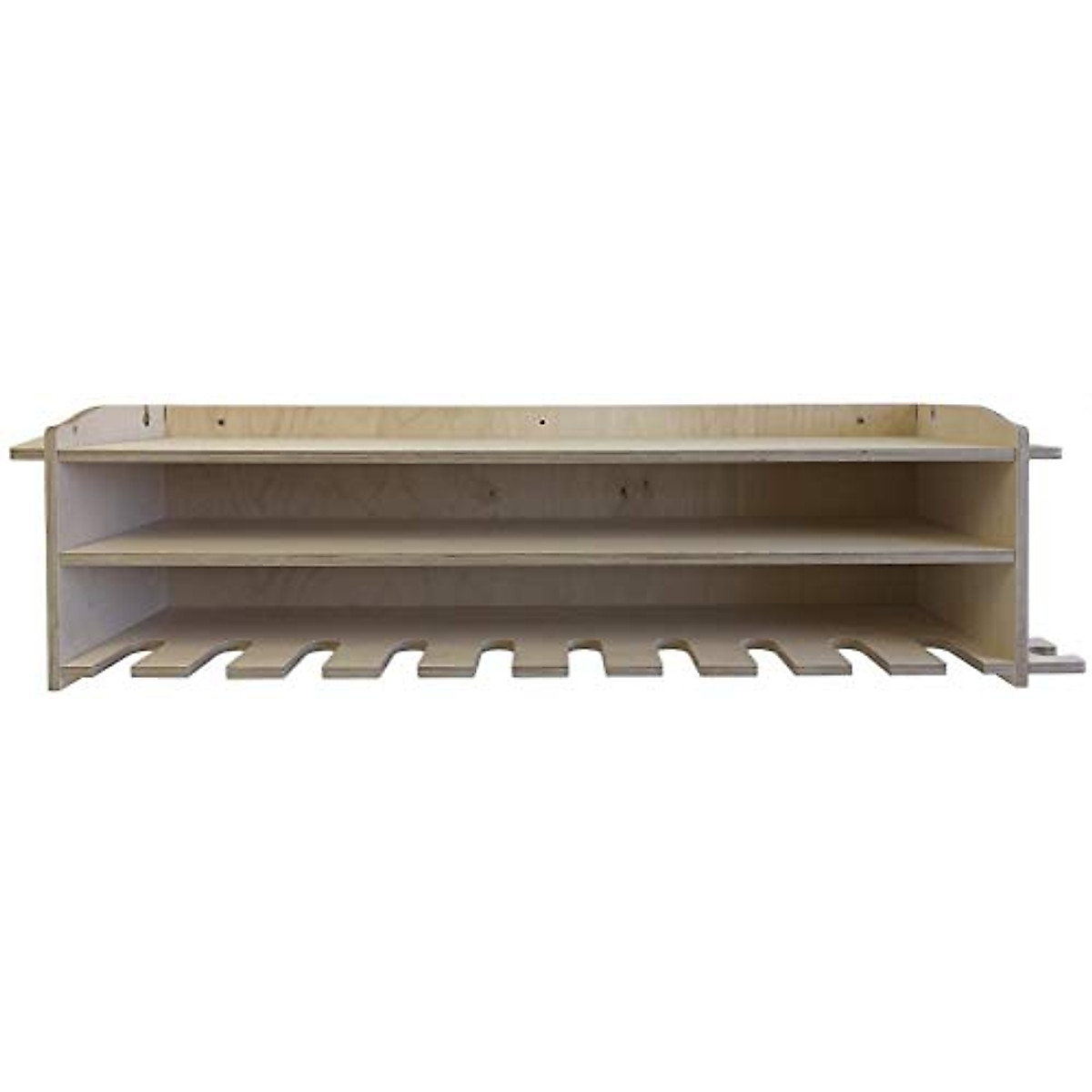 Steve's Rack Shack | Power Tool Storage Tool Holder Wall Mounted Drill Organizer for Garage and Workshop (10 Space Drill Rack)