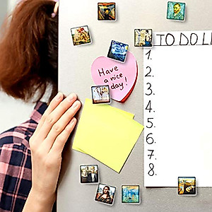 Decorative Magnets for Fridge – Glass Magnets for Refrigerator – Cute Fridge Magnets for Office and Kitchen – Succulent Whiteboard Magnets for Locker