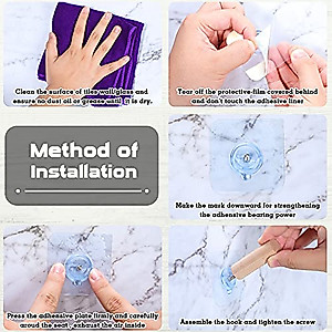 Jetec Hat Hooks for Wall Hat Hanger Hat Hooks Hat Pegs Adhesive Wood Hooks Self Adhesive Hooks Wooden Hat Rack Coat Hooks Wall Mounted Hook for Home School Office (12 Pcs, 6 cm/ 2.4 inch)