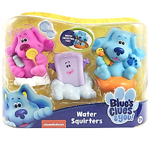Just Play Blue's Clues & You! Deluxe Bath Toy Set, Includes Blue, Magenta, and Slippery Soap Water Toys, Kids Toys for Ages 3 Up, Amazon Exclusive