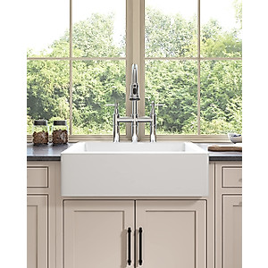 Trlec Pull Down Double Handle Kitchen Faucet