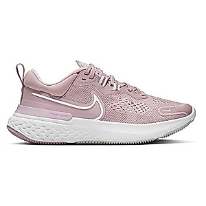 Nike Women's React Miler 2 Shoes, Plum Chalk/White-pink, 8.5