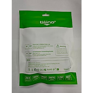 tisino XLR to 1/4" Cable, Quarter inch Mono to XLR Male Unbalanced Interconnect Cable Cord for Amplifiers, Instruments- 6.6 Feet