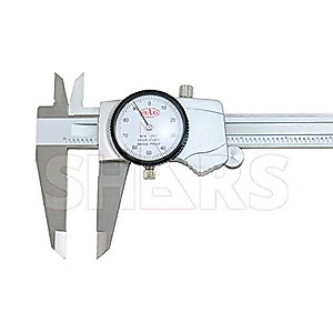 Shars 0-12" Premium Series Stainless Steel Shockproof Dial Caliper 303-1317 R}