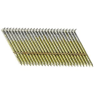 BOSTITCH Framing Nails, 28 Degree, Wire Weld, Galvanized, Ring Shank, 2-Inch x .113-Inch, 2000-Pack (S6DR113GAL-FH)